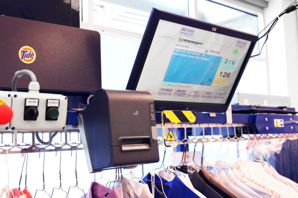 Metal Progetti Conveyors - DCCS - Dry Cleaning Software Australia